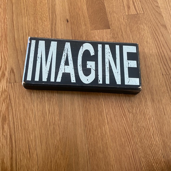 Other | Wood Imagine Sign Home Decor | Poshmark